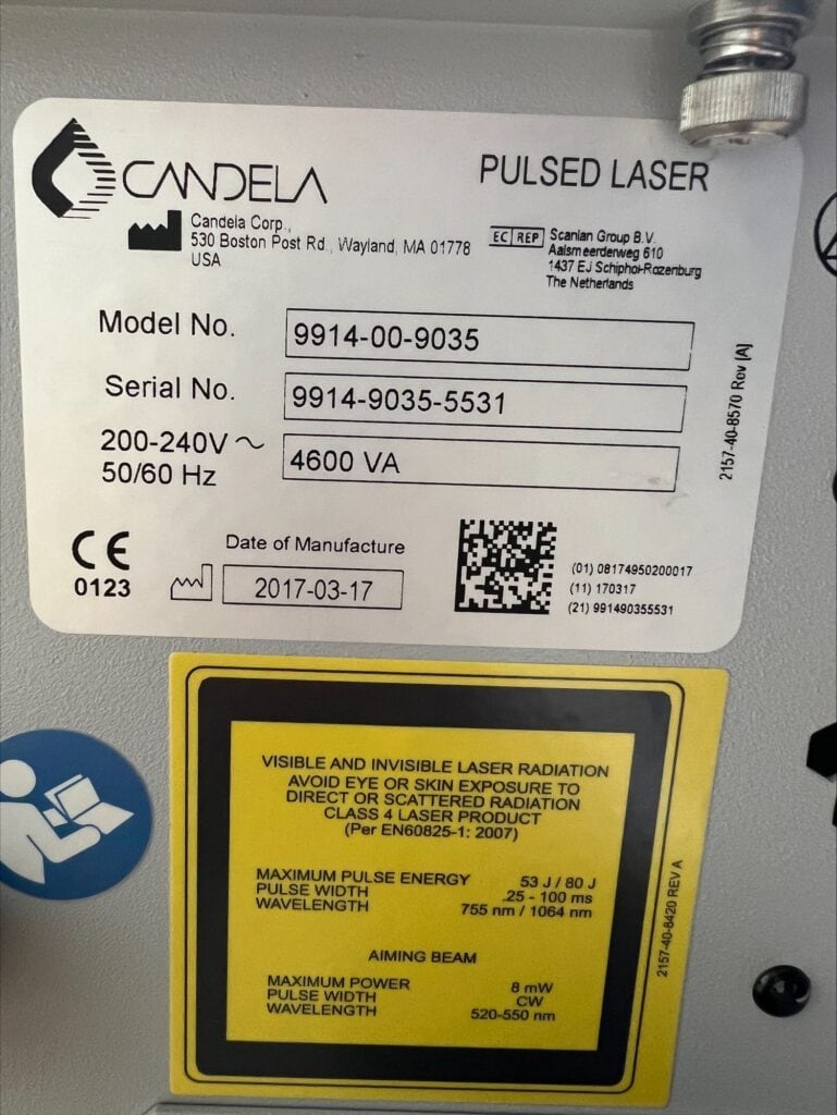 Candela GentleMax Pro Laser For Sale | The Laser Agent